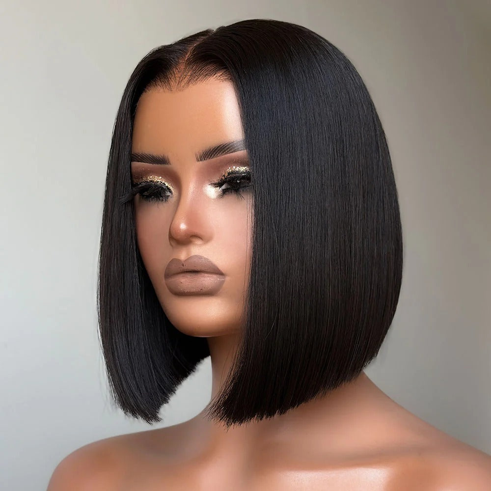 Adjustable Cap Virgin Hair Bob HD Lace Wig – ZORA NEAL